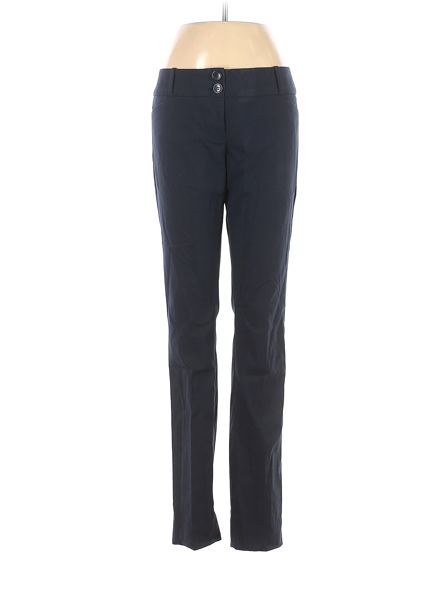 The Limited Solid Colored Blue Khakis Size 6 86 Off Thredup