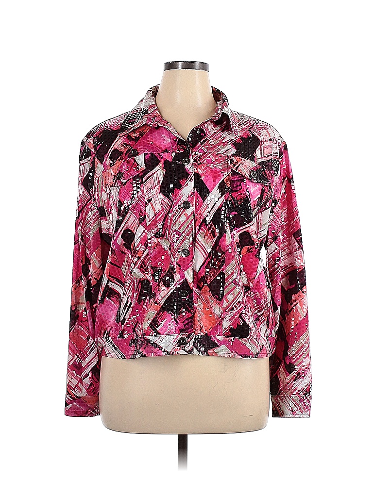Notations Multi Color Pink Jacket Size XL - 56% off | thredUP