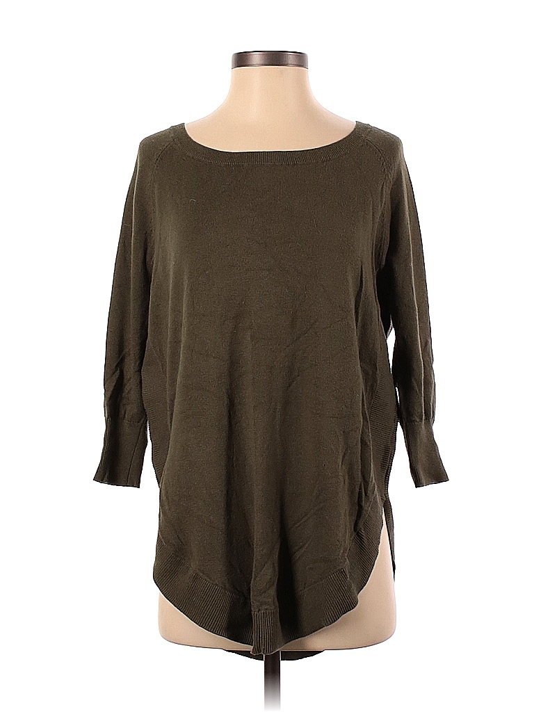 Express Solid Colored Green Pullover Sweater Size S - 83% off | thredUP