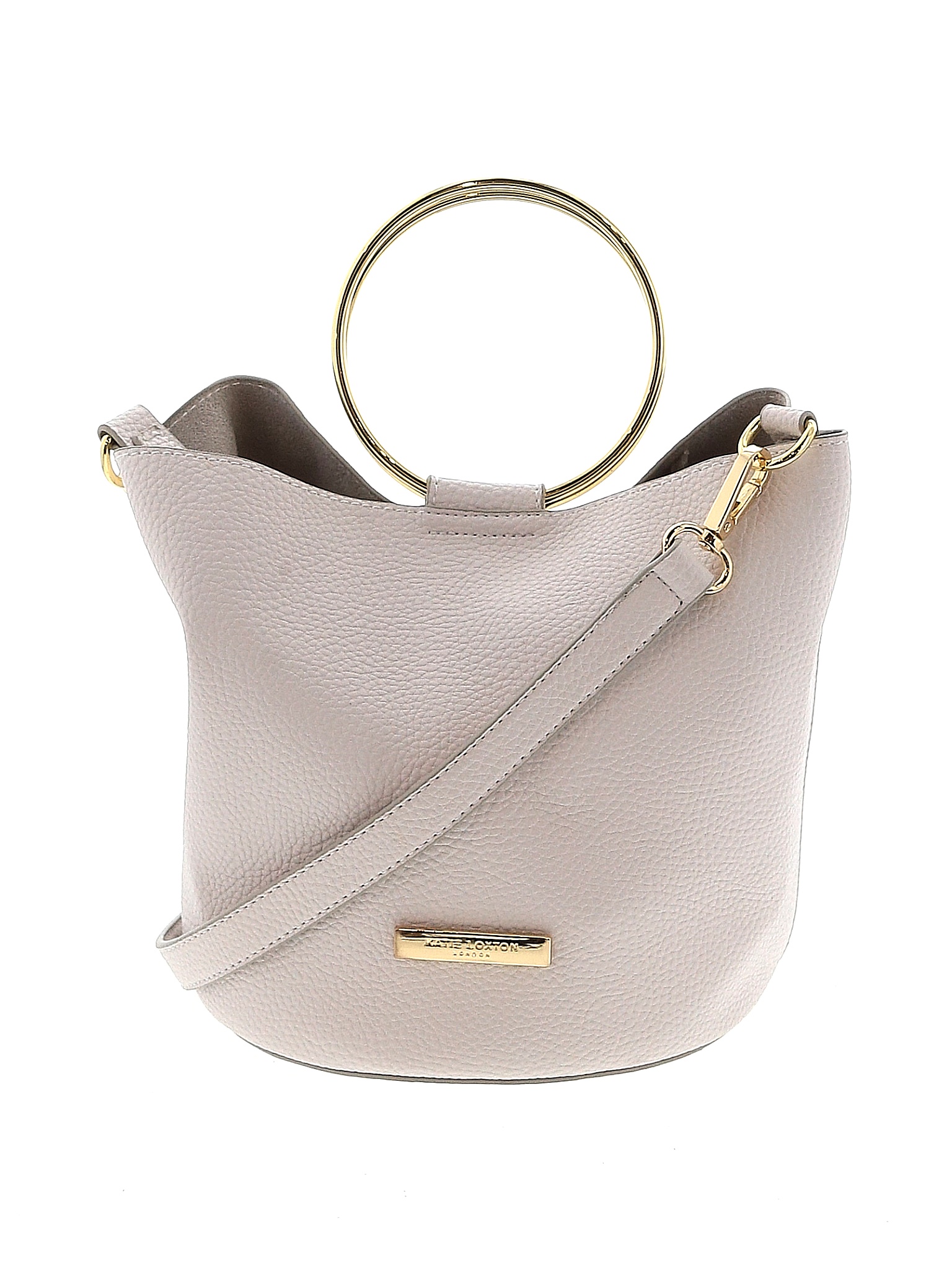 KATIE LOXTON 100% Leather Solid White Leather Satchel One Size - 52% ...