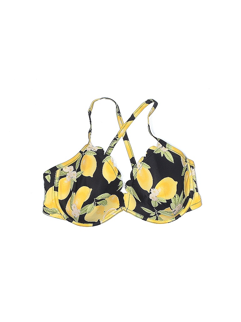 Shade & Shore Floral Black Swimsuit Top Size XL (38DD) - 56% off | thredUP