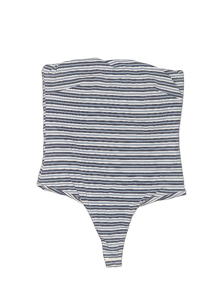 Mandee Stripes Multi Color Blue Bodysuit Size S - 68% off | thredUP