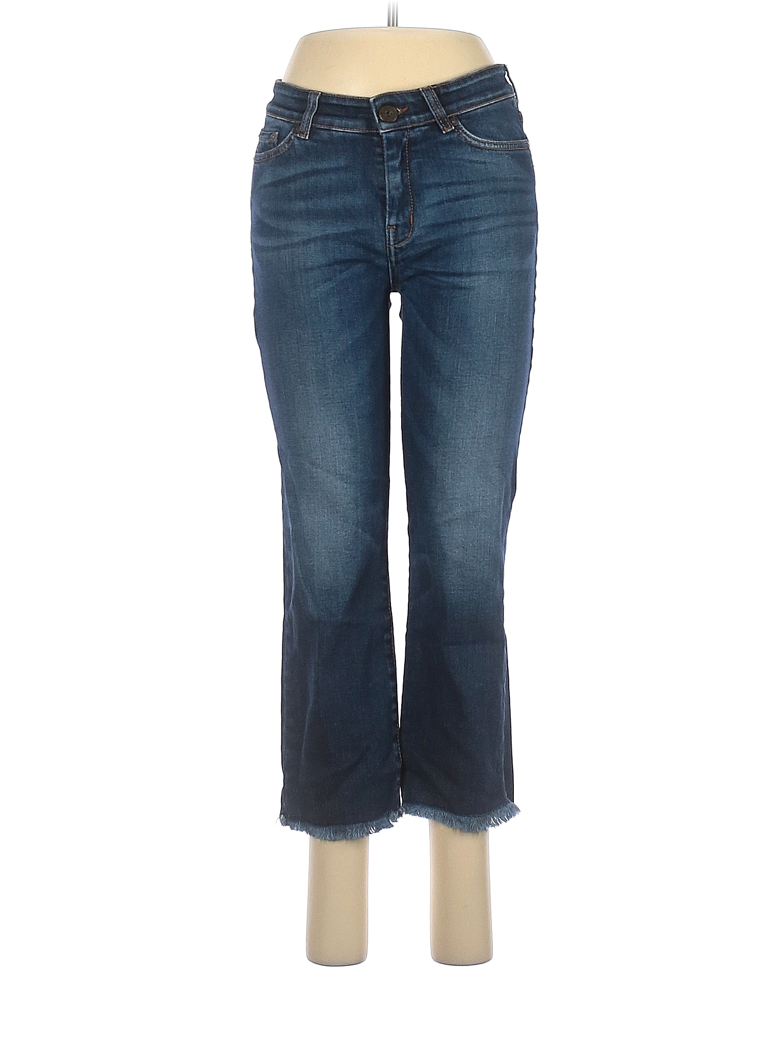 Weekend Max Mara Solid Blue Jeans Size M - 82% off | thredUP