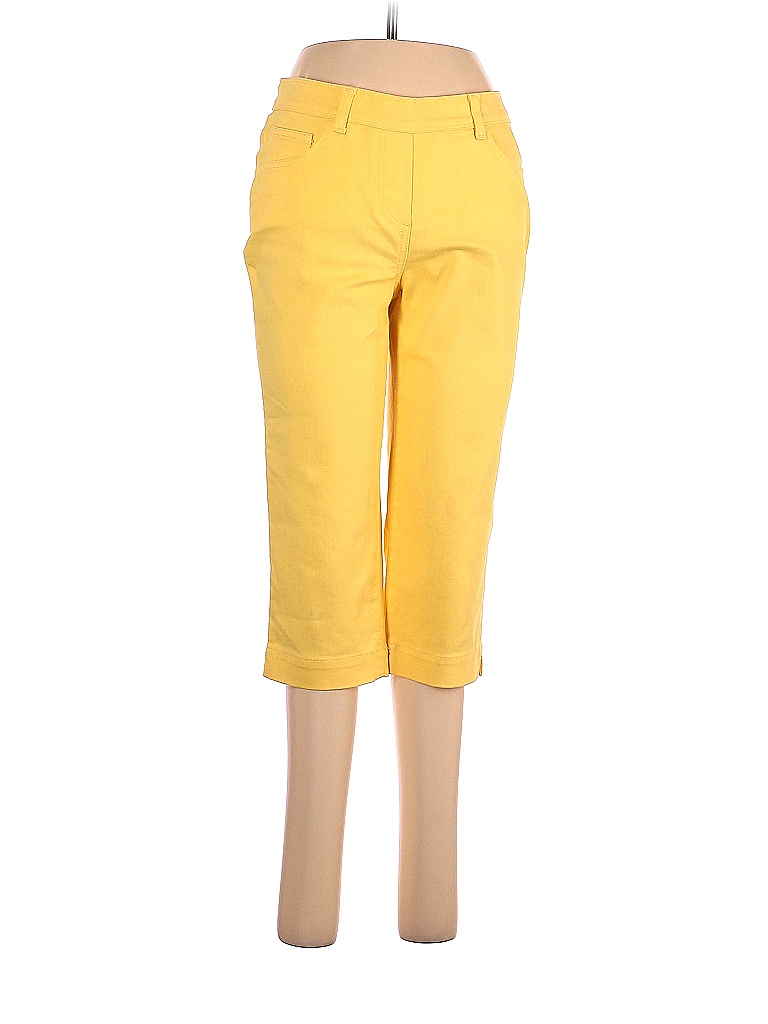 Allison Daley Solid Colored Yellow Casual Pants Size 8 - 57% off | thredUP
