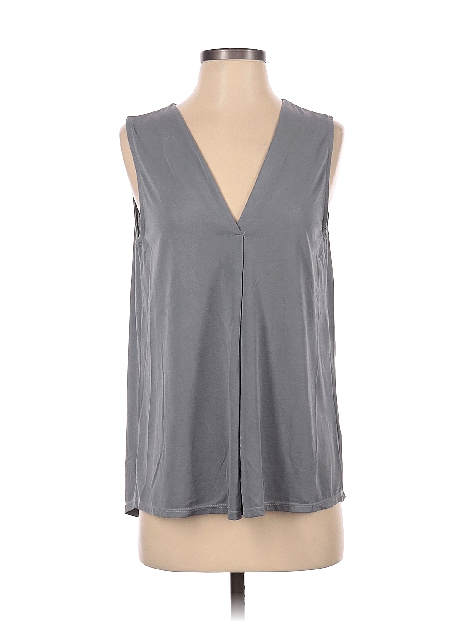 Green Envelope Solid Gray Tank Top Size S - 71% off | thredUP
