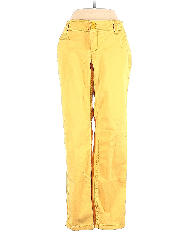 New York & Company Solid Colored Yellow Casual Pants Size 4 - 81% off ...