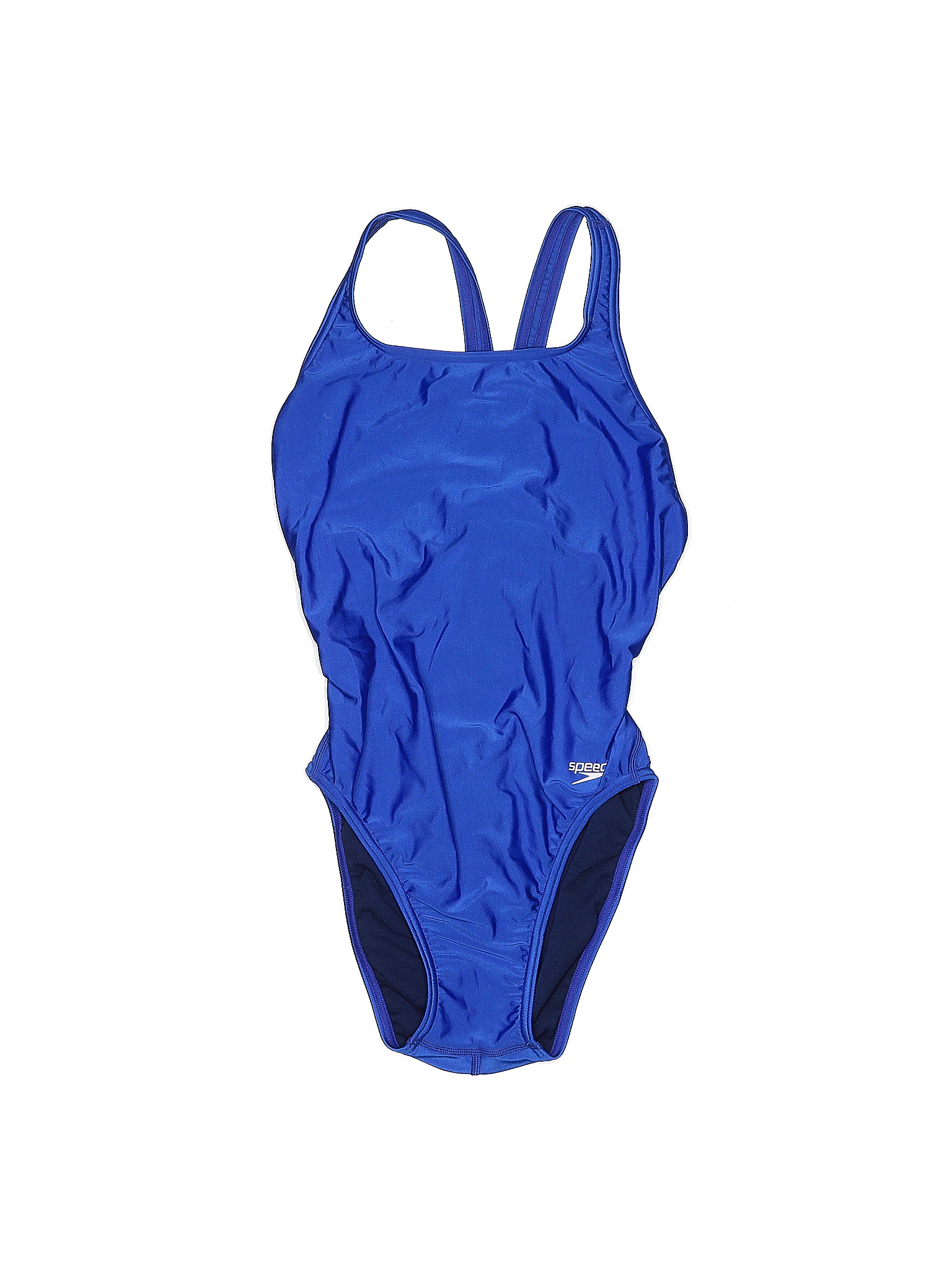 Speedo Solid Blue One Piece Swimsuit Size 8 - 47% off | thredUP