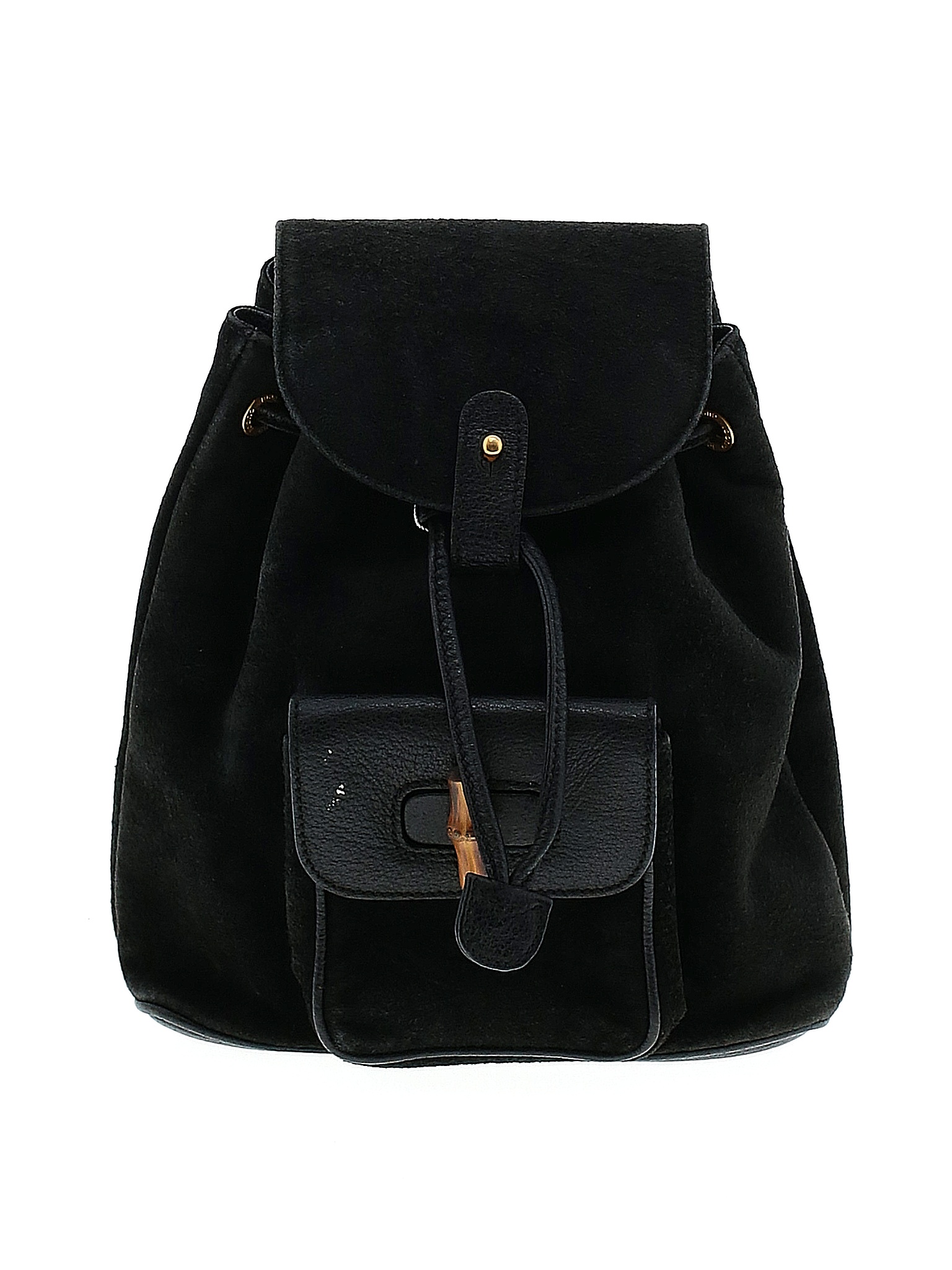 Gucci 100% Leather Solid Black Backpack One Size - 70% off | thredUP