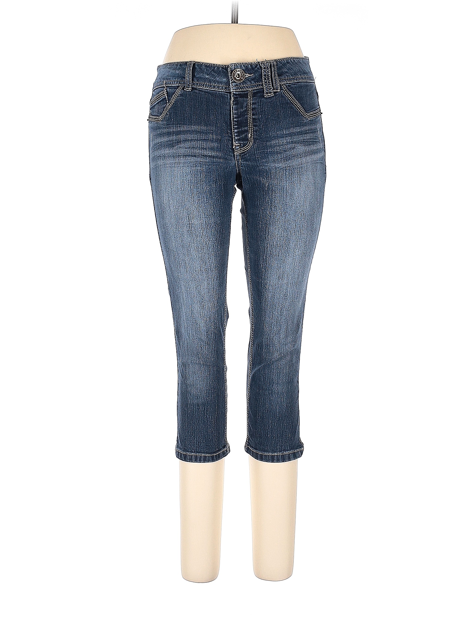 Rewind Solid Blue Jeans Size 11 - 72% off | thredUP