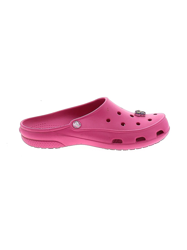 Crocs Solid Colored Pink Mule/Clog Size 9 - 31% off | thredUP