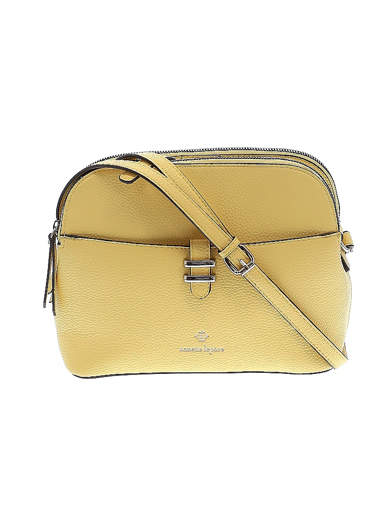 Nanette Lepore Solid Colored Yellow Crossbody Bag One Size - 77% off ...