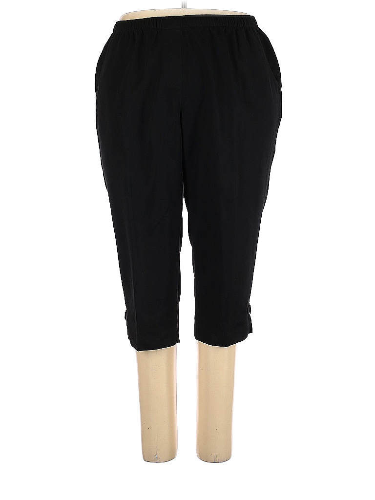 Allison Daley Solid Black Casual Pants Size 18 (Plus) - 55% off | thredUP