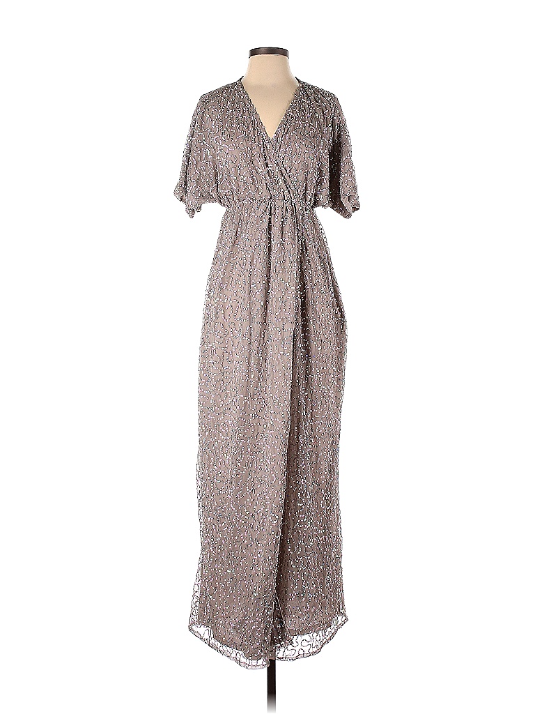 ASOS 100% Cotton Tan Cocktail Dress Size 4 - 54% off | thredUP