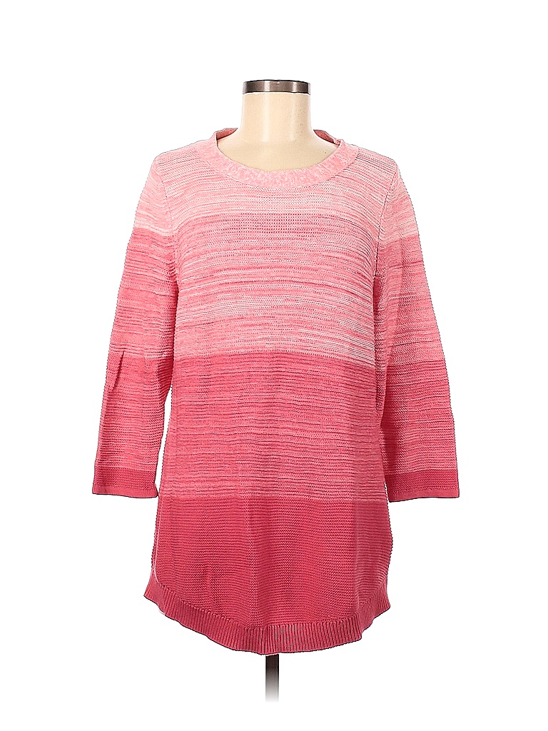 Allison Daley Color Block Colored Red Pullover Sweater Size M - 68% off ...