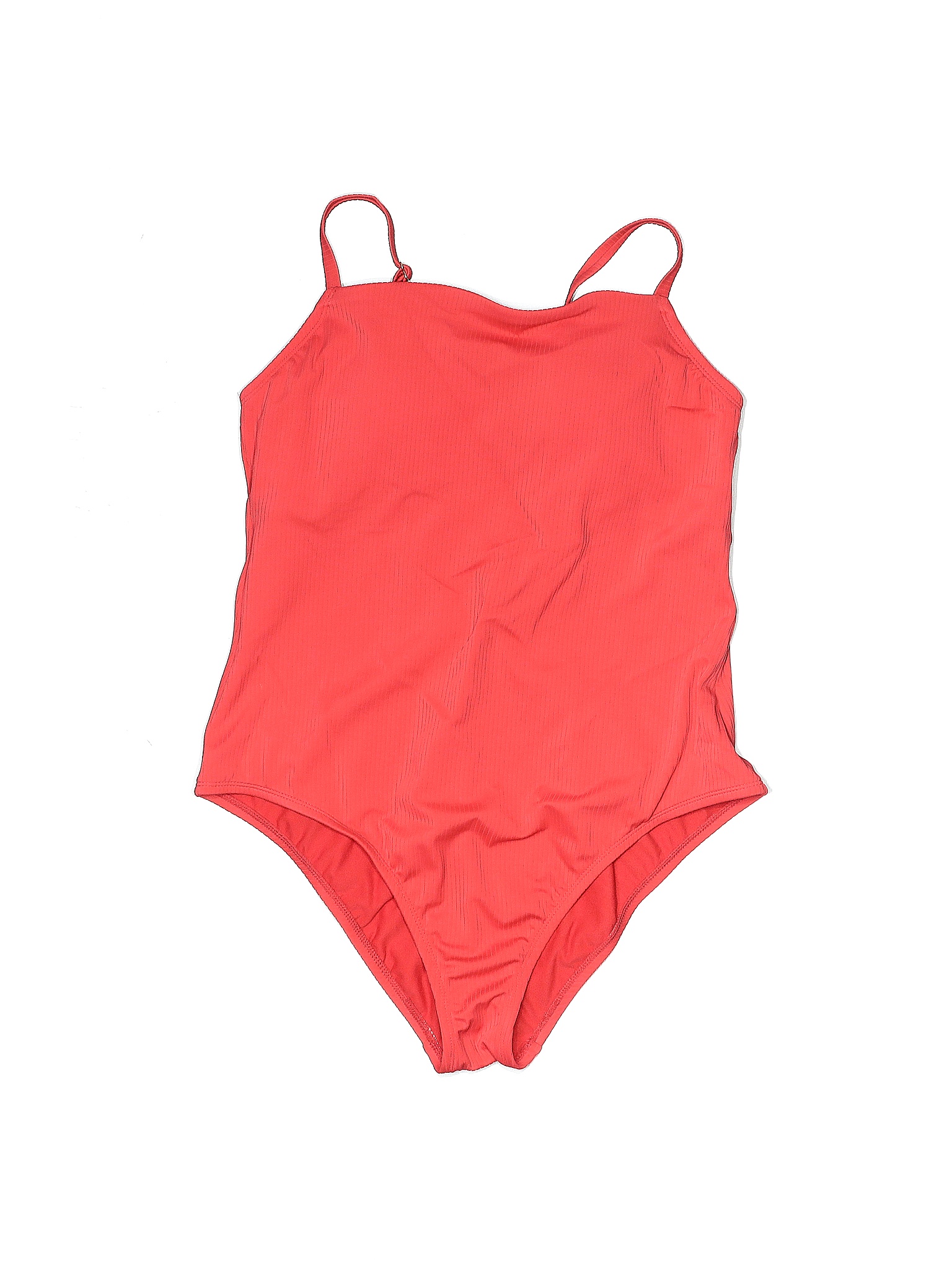 Kona Sol Solid Colored Red One Piece Swimsuit Size L - 47% off | thredUP