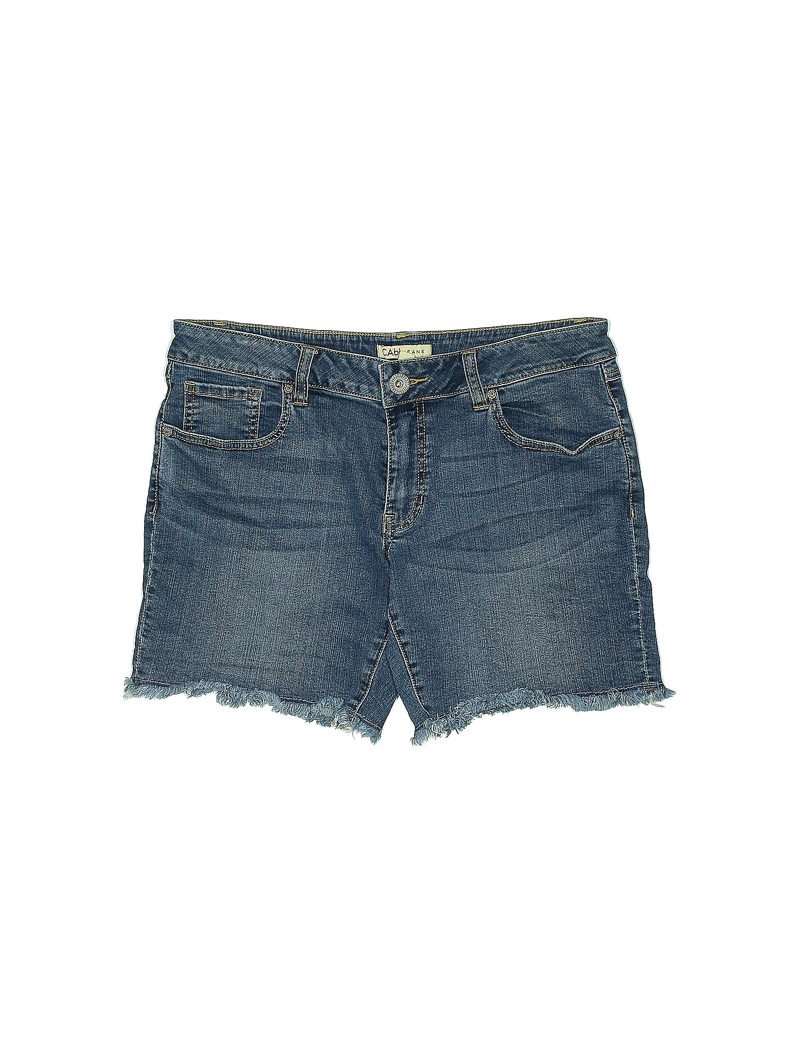 CAbi Solid Blue Denim Shorts Size 6 - 75% off | thredUP