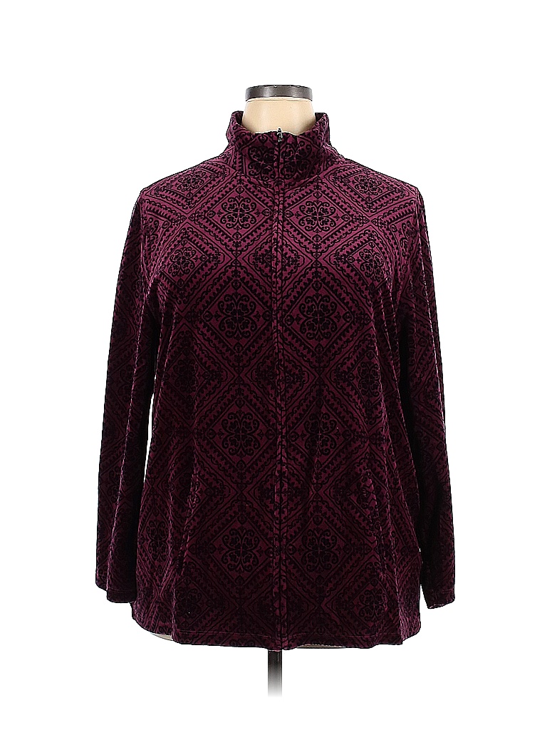 Catherines Colored Purple Jacket Size 18 - 20 Plus (Plus) - 66% off ...