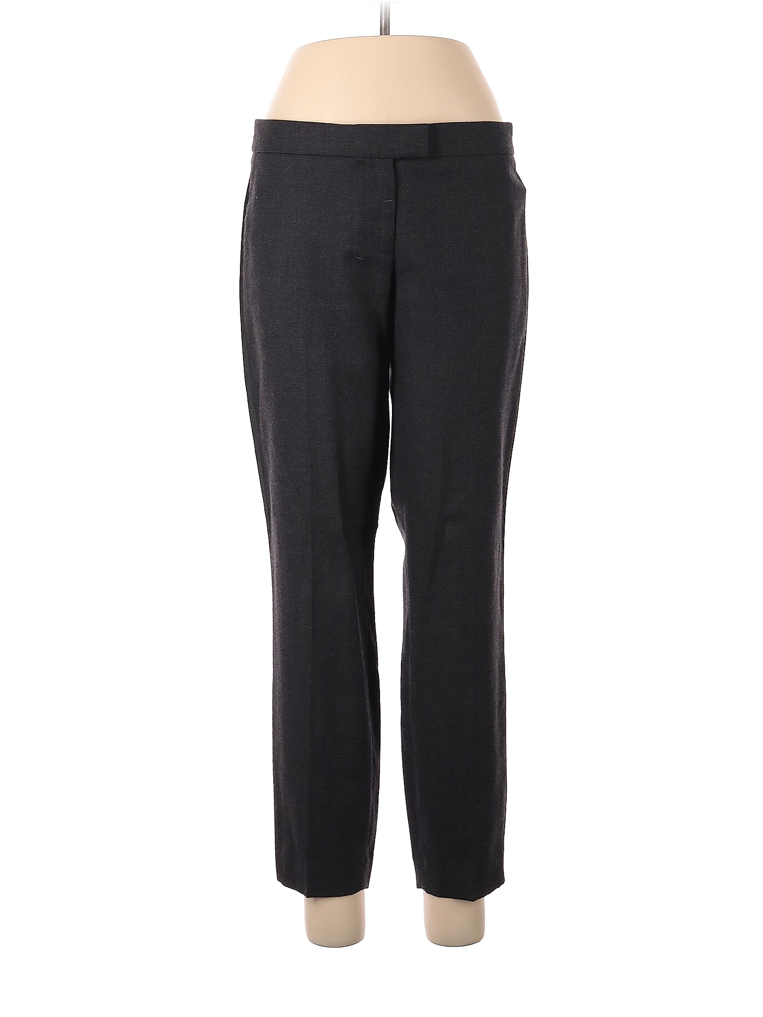 J Crew 100 Wool Black Gray Wool Pants Size 6 77 Off Thredup