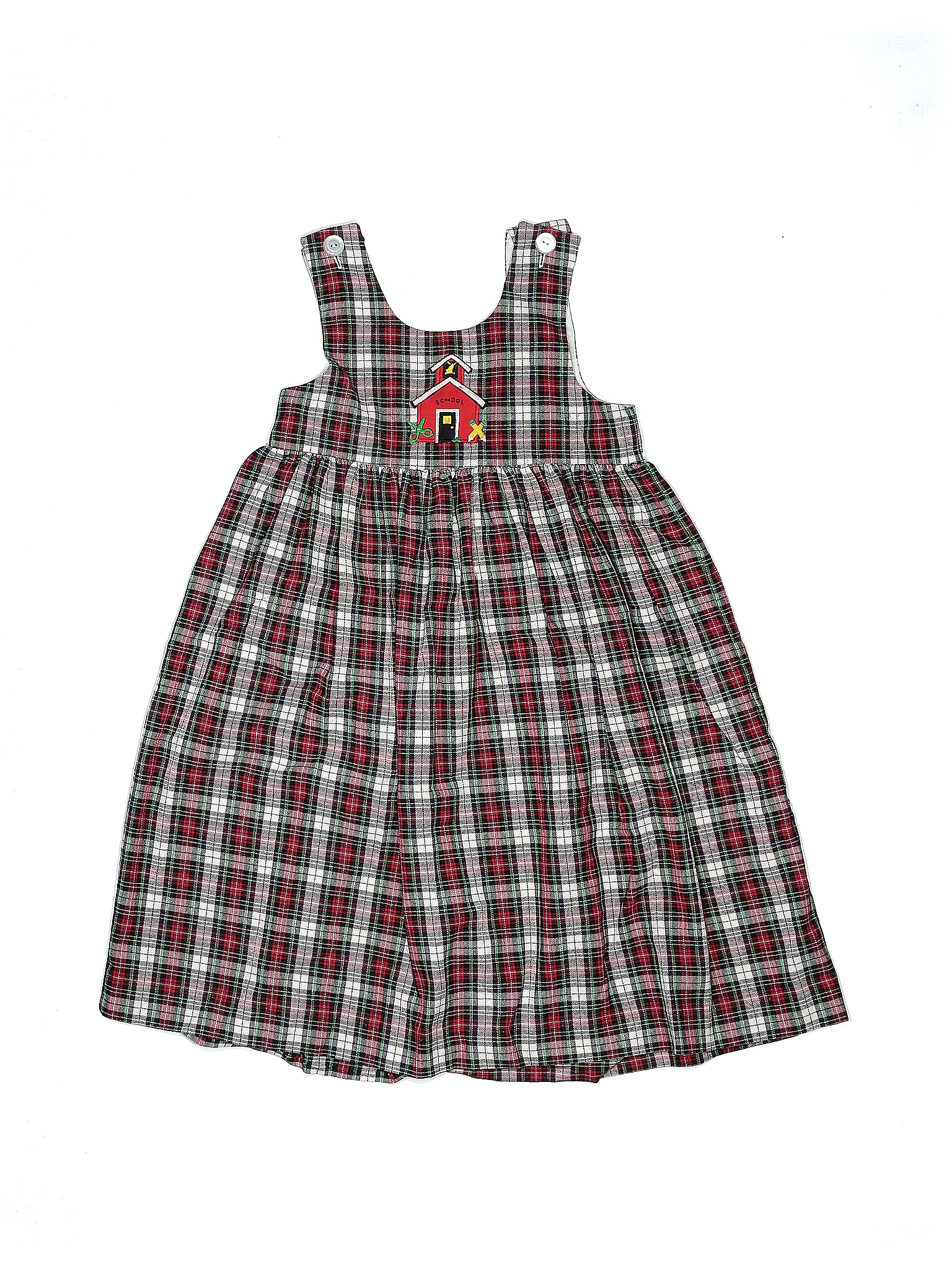 Kelly's Kids Plaid Red Dress Size 6 - 77% off | thredUP