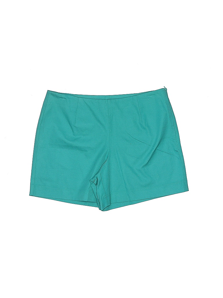 Boston Proper Solid Blue Teal Shorts Size 12 - 62% off | thredUP