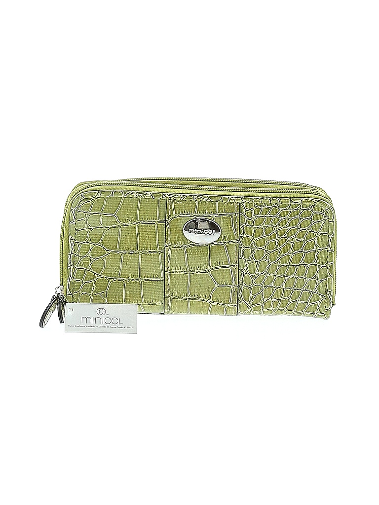 Minicci Solid Colored Green Wallet One Size - 47% off | thredUP