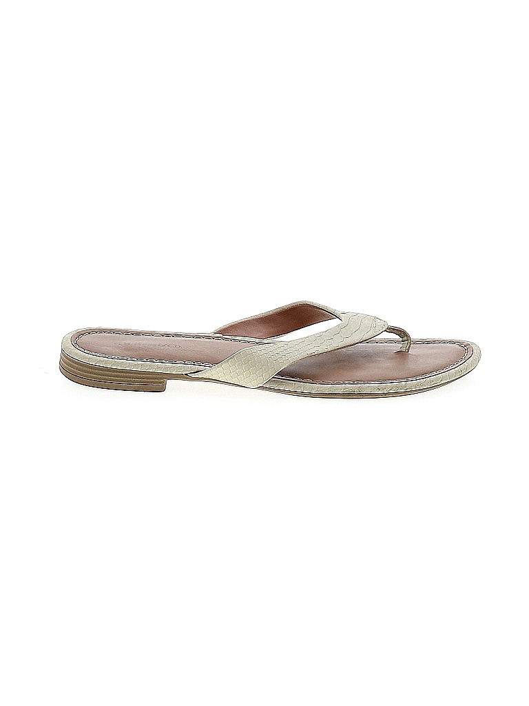 G.H. Bass & Co. Solid Ivory Flip Flops Size 7 - 67% off | thredUP