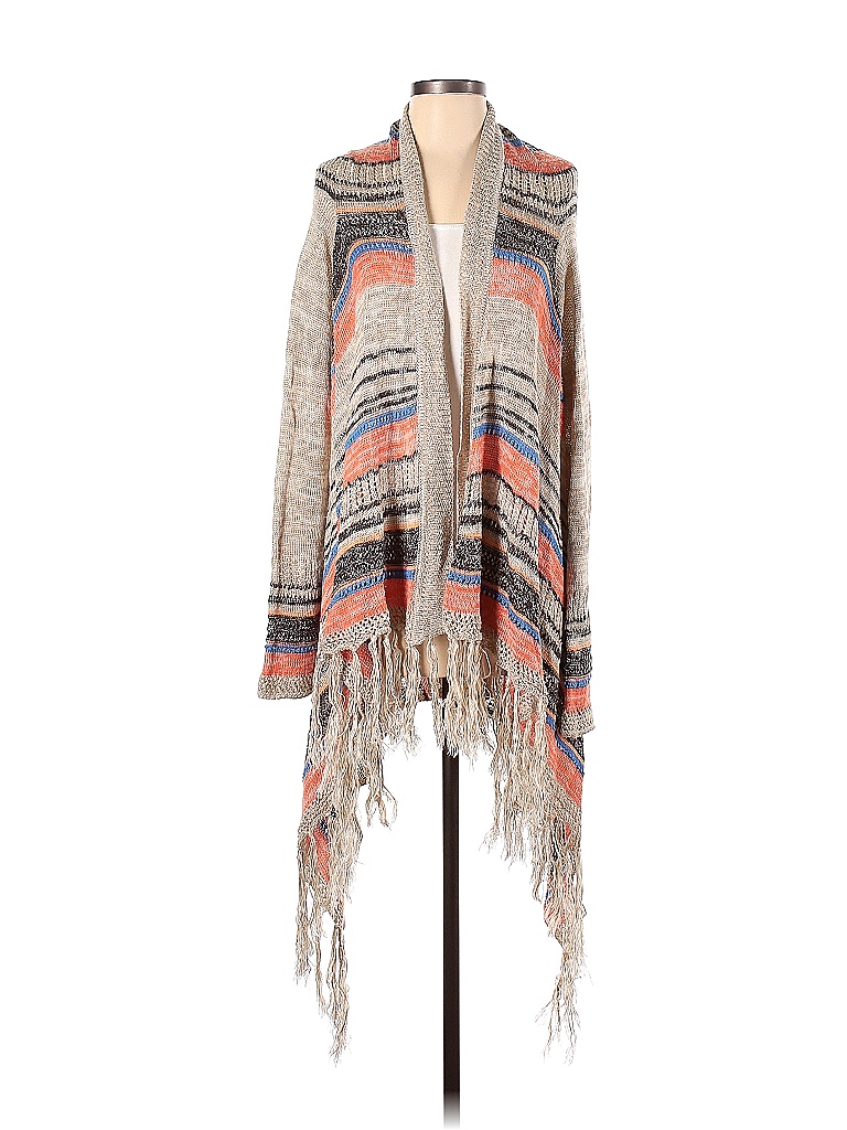 Umgee Multi Color Tan Cardigan Size S 80 Off Thredup