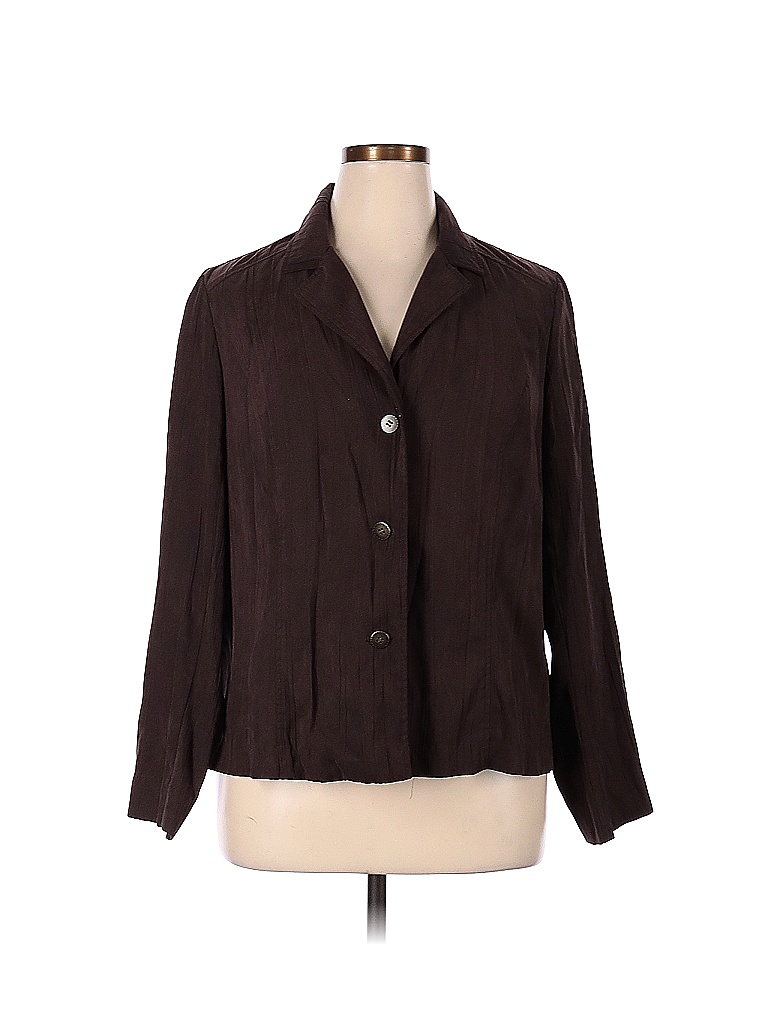 Requirements Solid Colored Brown Jacket Size XL - 62% off | thredUP