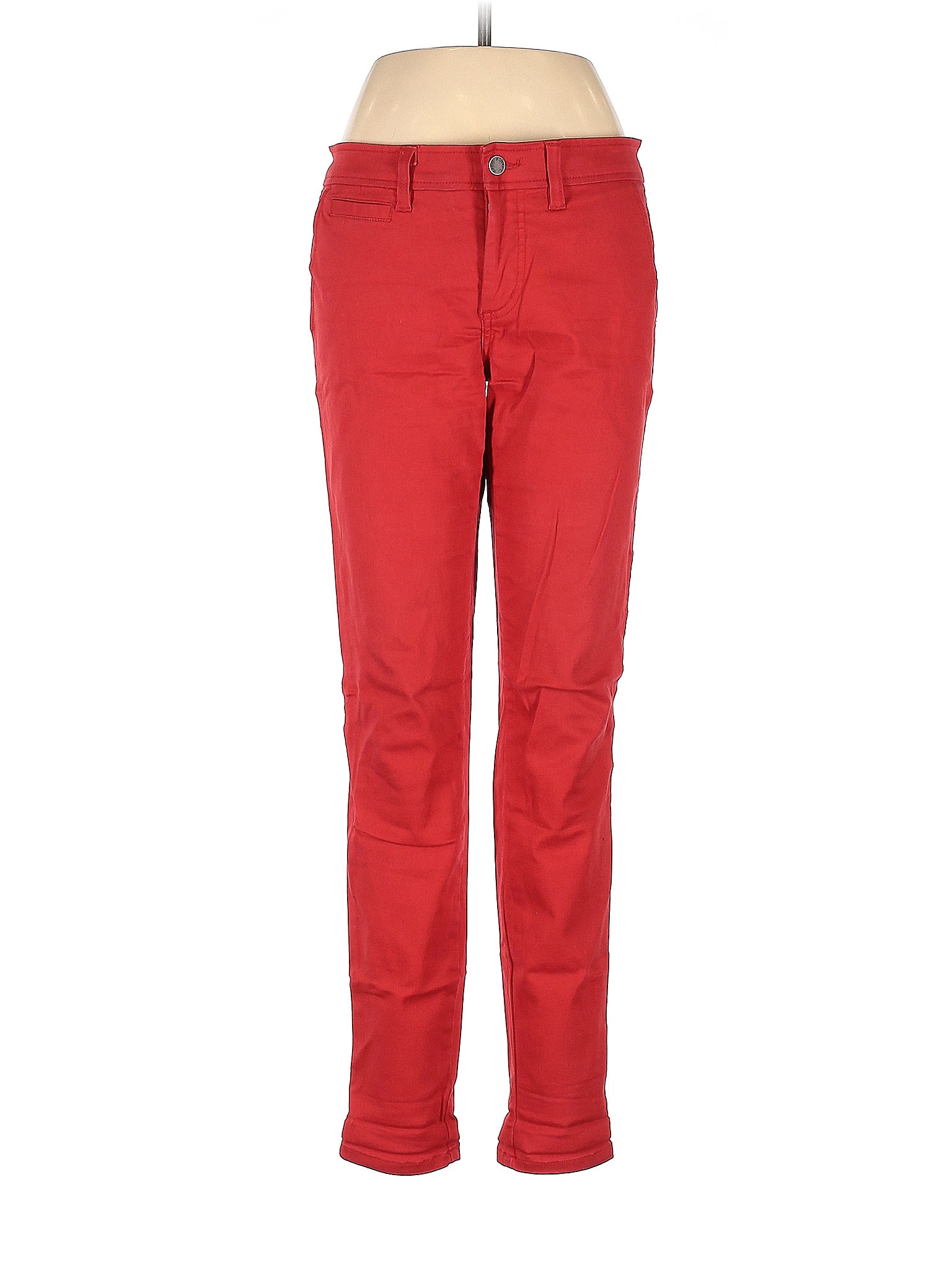 Market and Spruce Solid Colored Red Khakis Size 8 - 76% off | thredUP