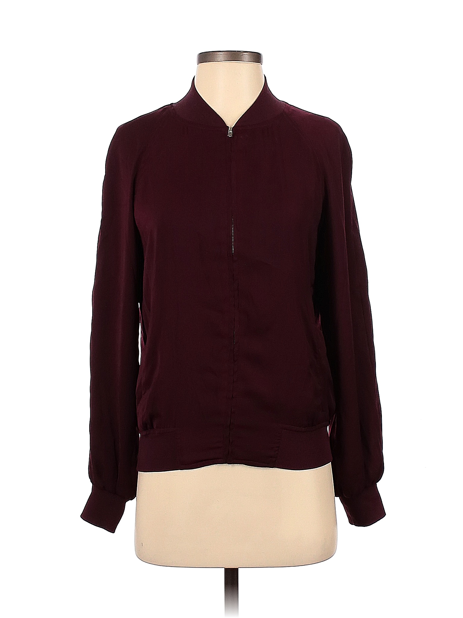 Zara W&B Collection Solid Colored Purple Jacket Size S - 75% off | thredUP