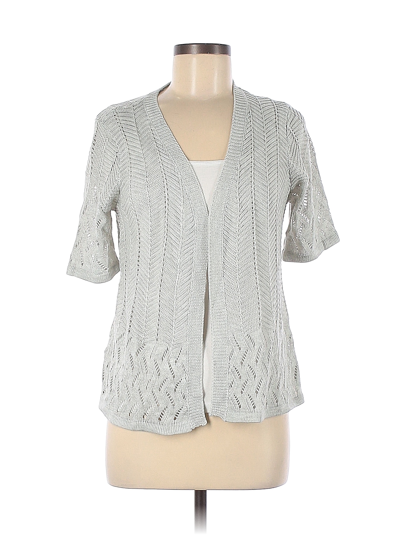 Cyrus 100% Acrylic Gray Cardigan Size M - 70% off | thredUP