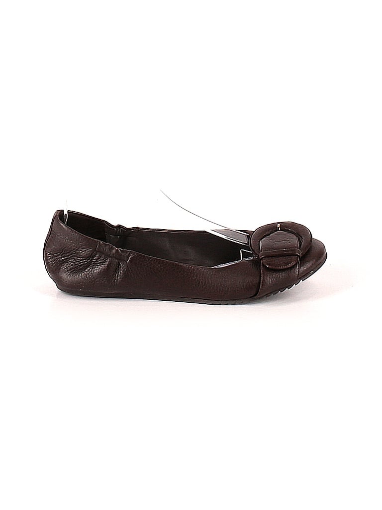 Delman Shoes 100% Leather Solid Colored Brown Flats Size 8 - 88% off ...