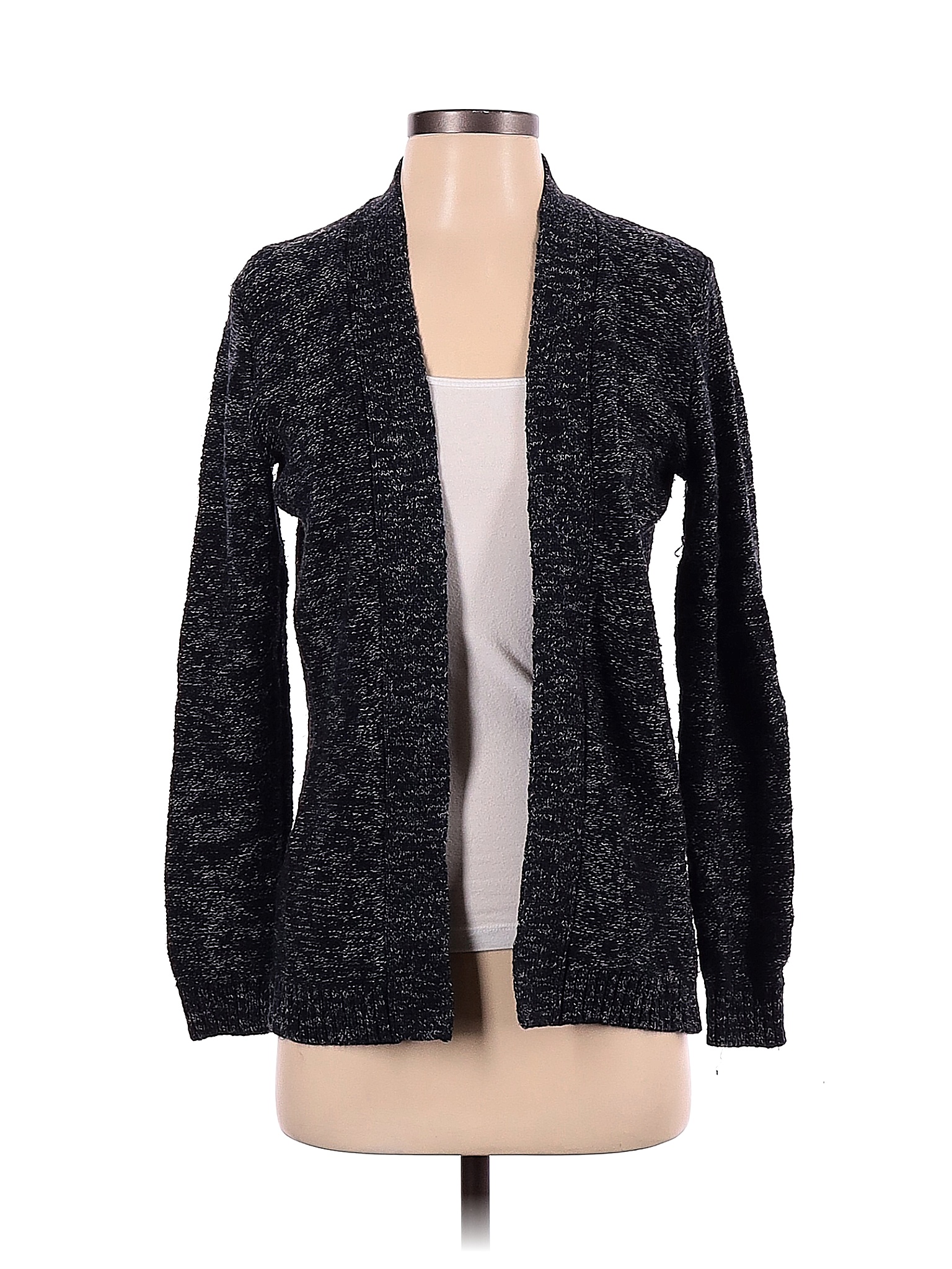 J.Crew Factory Store Color Block Marled Black Cardigan Size XS - 85% ...
