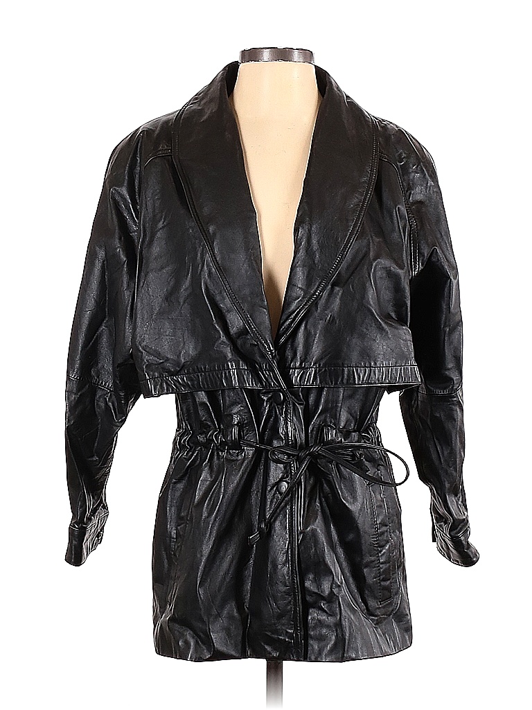 Wilsons Leather 100% Leather Solid Black Leather Jacket Size XS - 80% off | thredUP