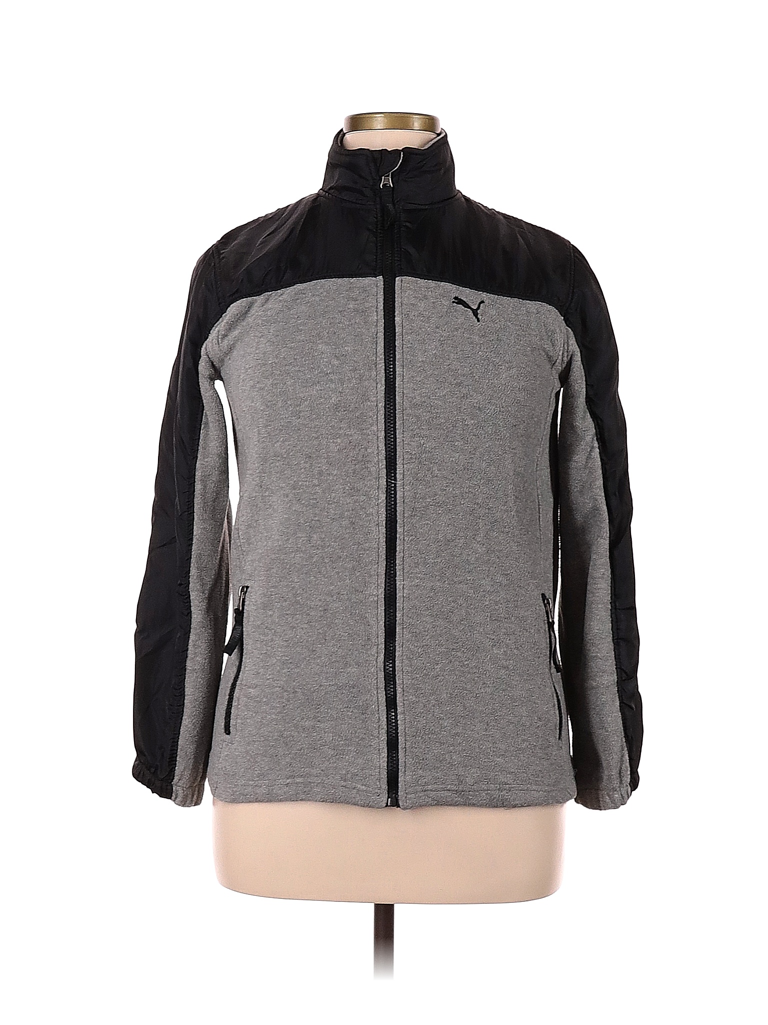 Puma 100% Polyester Black Fleece Size XL - 71% off | thredUP