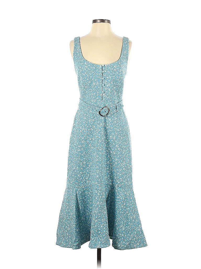 Jonathan Simkhai Floral Blue Casual Dress Size 4 - 66% off | thredUP