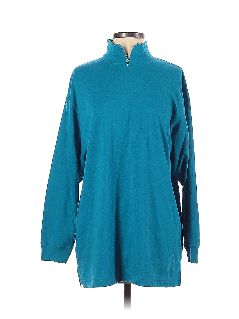 Assorted Brands Solid Colored Blue Turtleneck Sweater Size M - 80% off ...