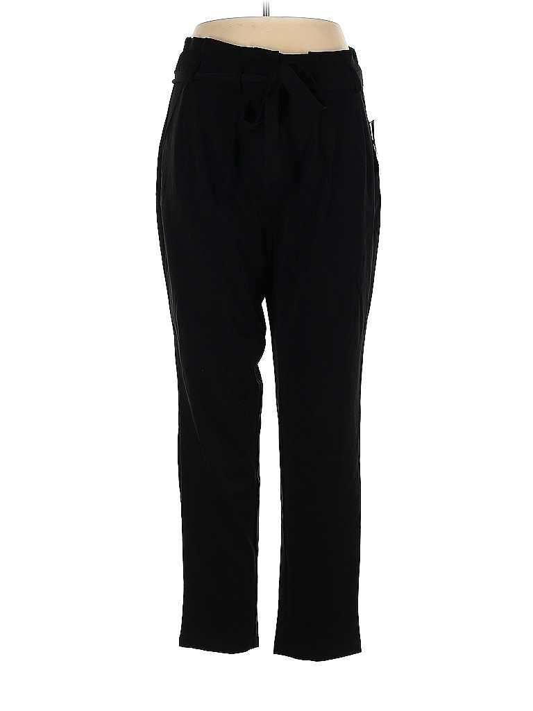 Just Fab Solid Black Dress Pants Size XXL - 54% off | thredUP