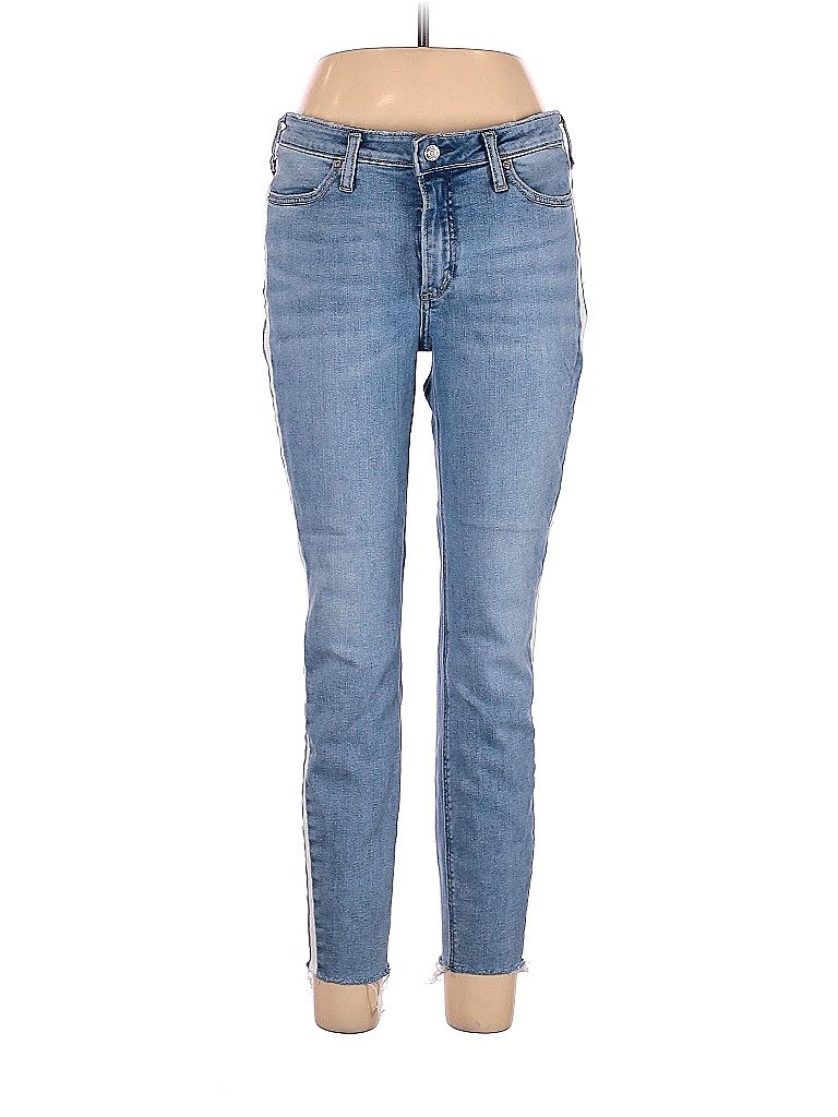 Silver Jeans Co. Solid Metallic Blue Jeans 32 Waist - 69% off | thredUP