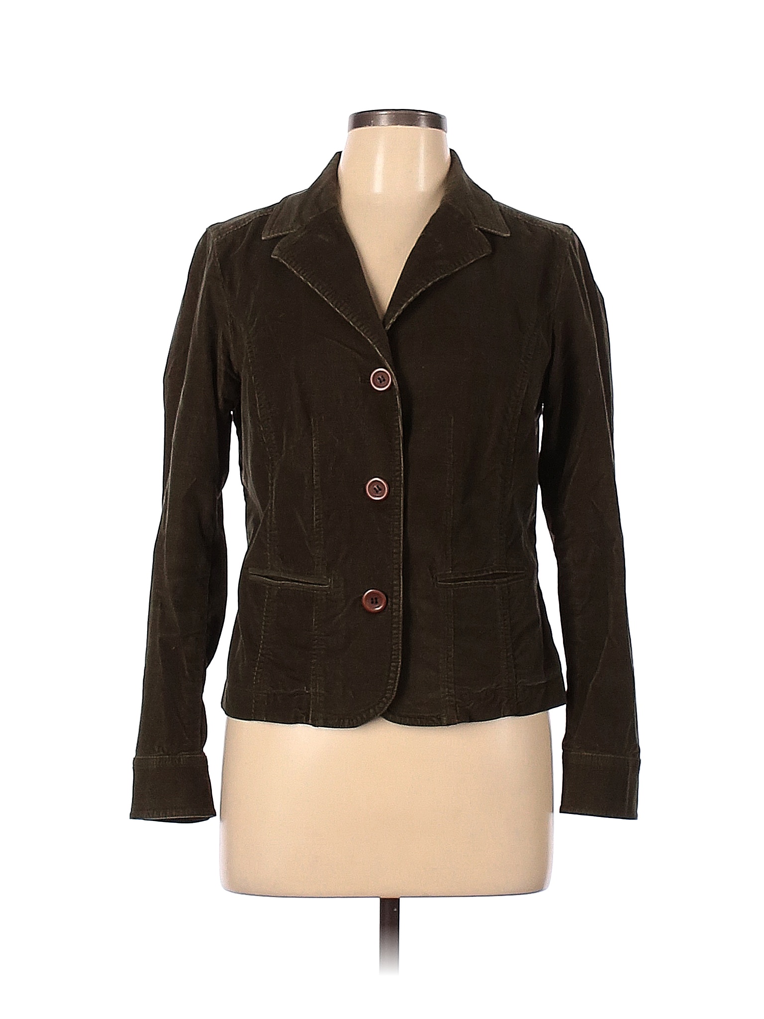 Sigrid Olsen Solid Black Green Jacket Size 10 - 86% off | thredUP