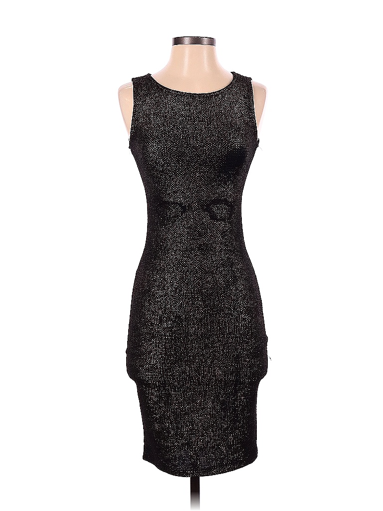 Tea n Rose Solid Blush Black Cocktail Dress Size S - 77% off | thredUP