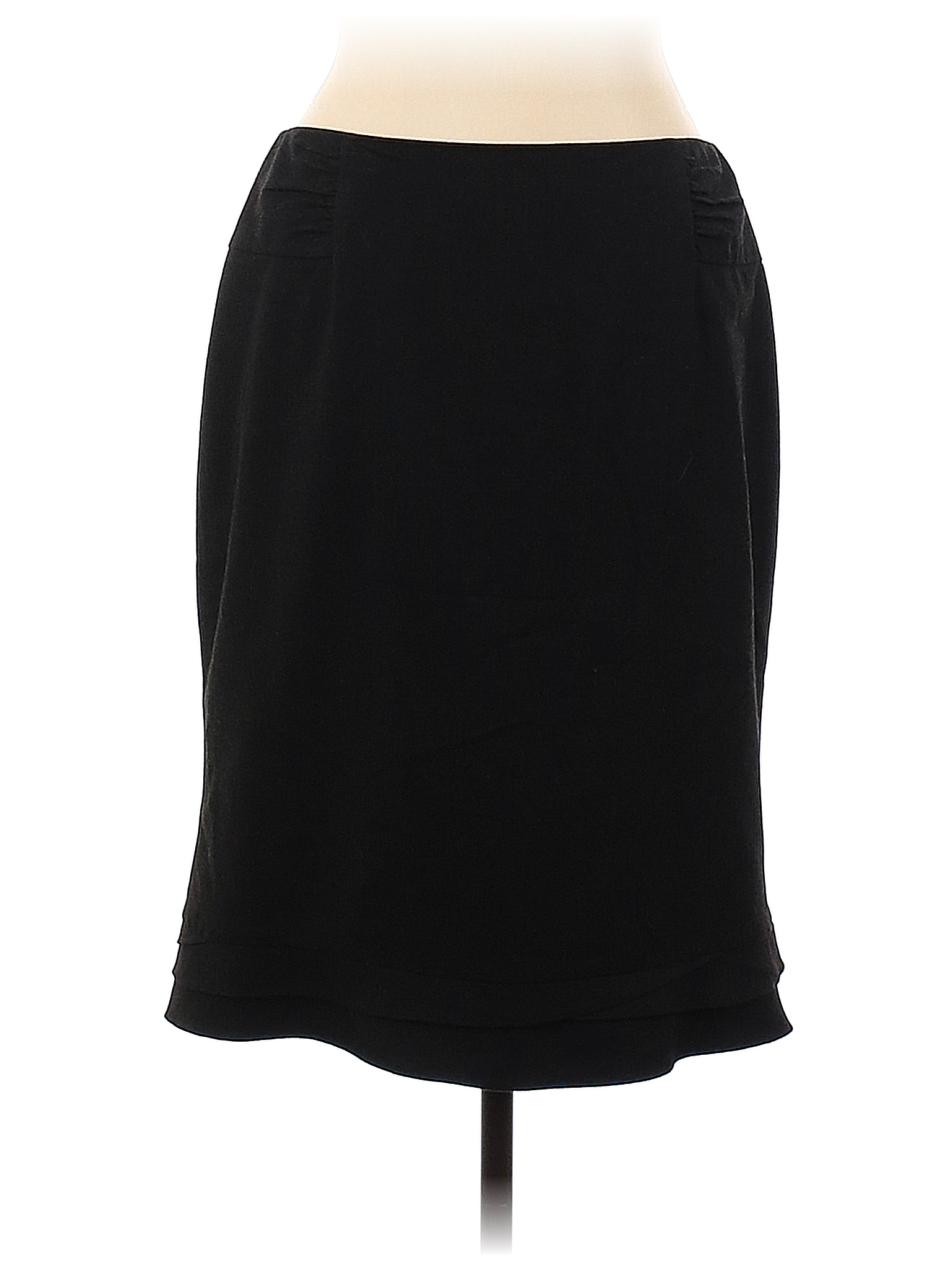 Classiques Entier Solid Black Casual Skirt Size 10 91 Off Thredup