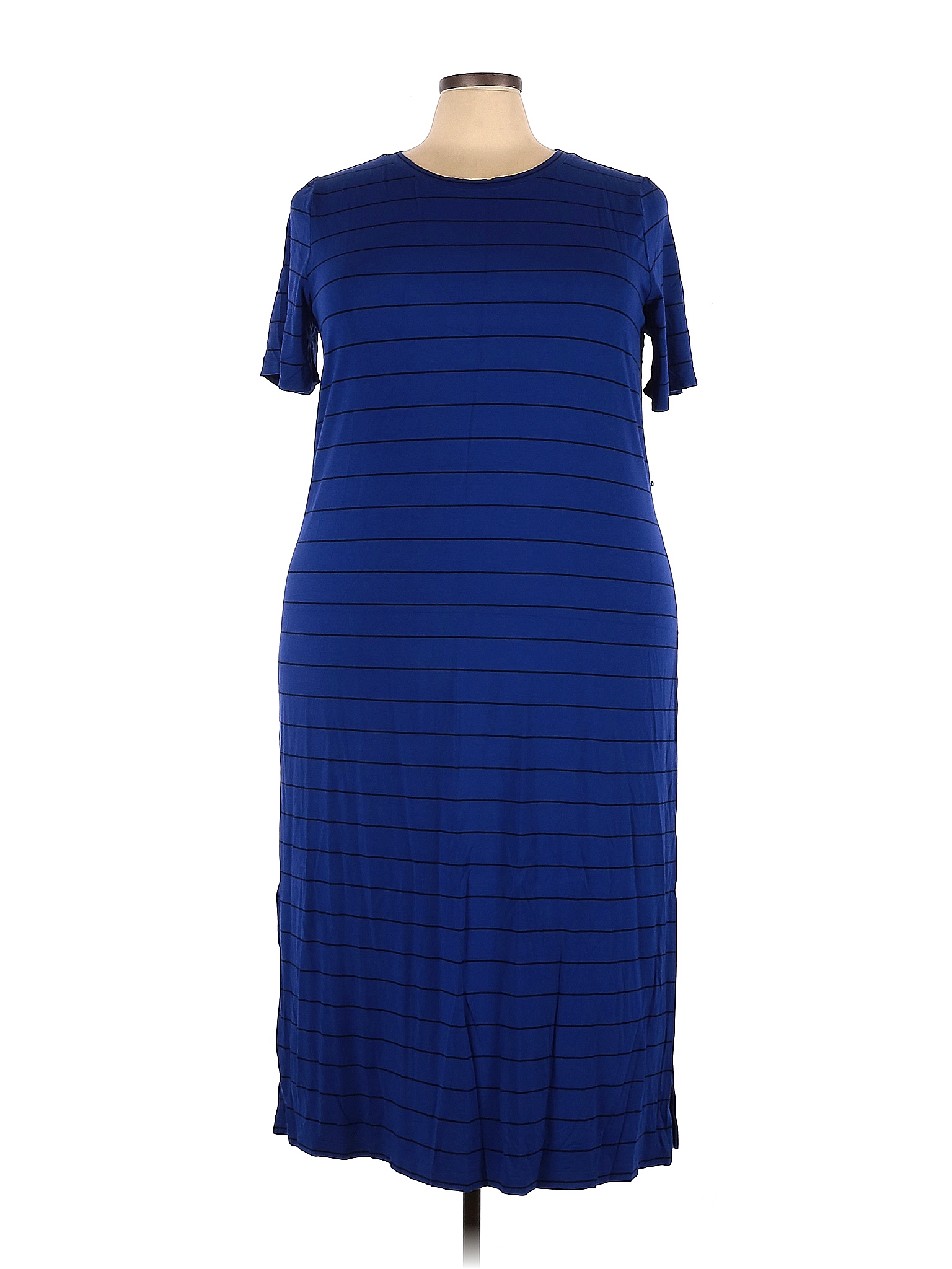 Banana Republic Factory Store Blue Casual Dress Size Xl 68 Off Thredup