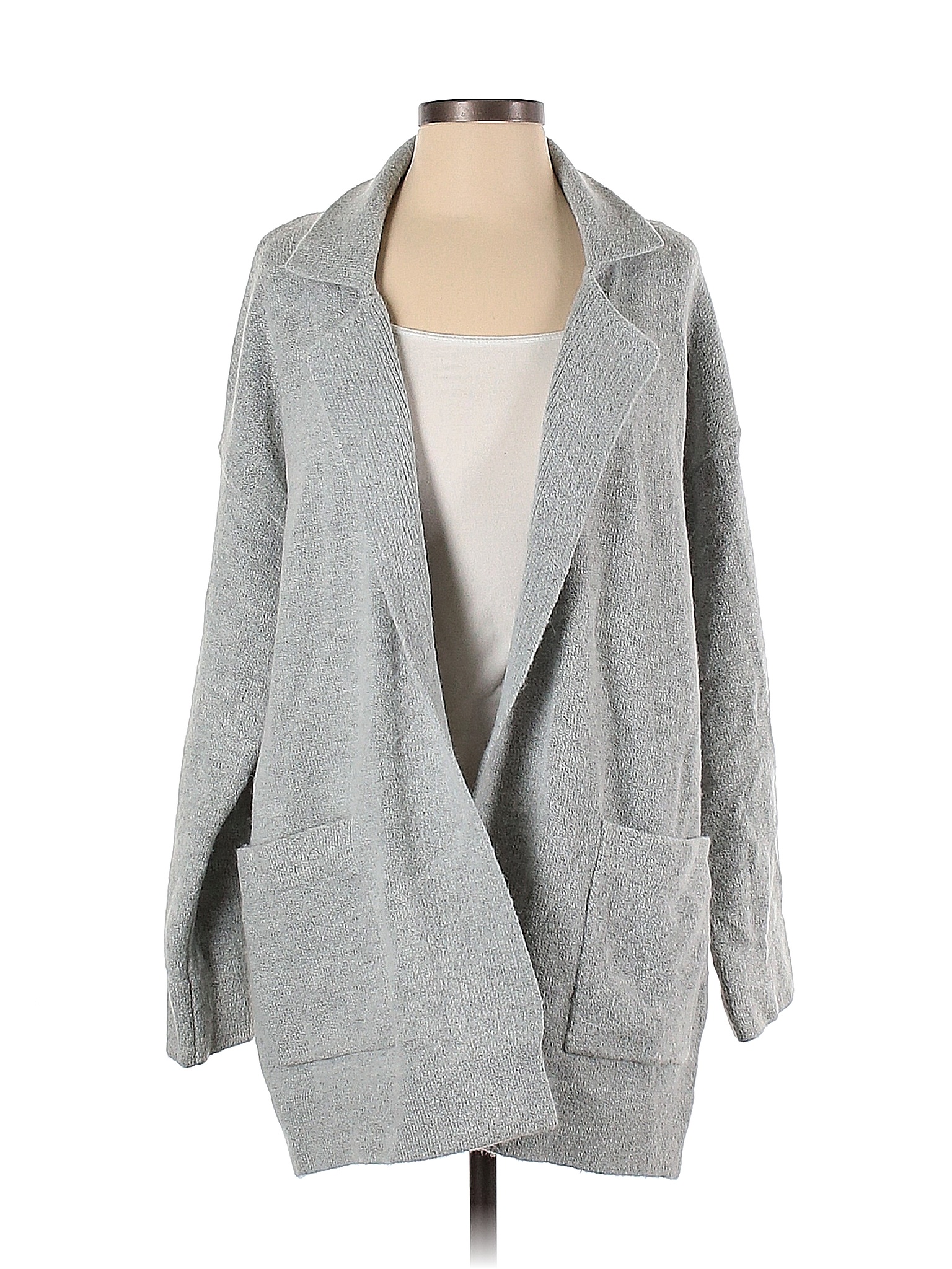 Thread & Supply Color Block Marled Gray Cardigan Size S - 74% off | ThredUp