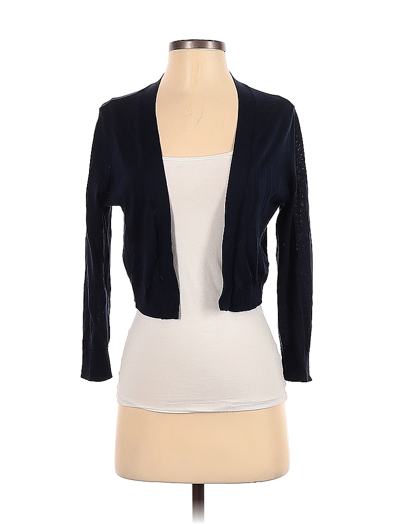 Talbots Color Block Solid Blue Cardigan Size S - 83% off | thredUP