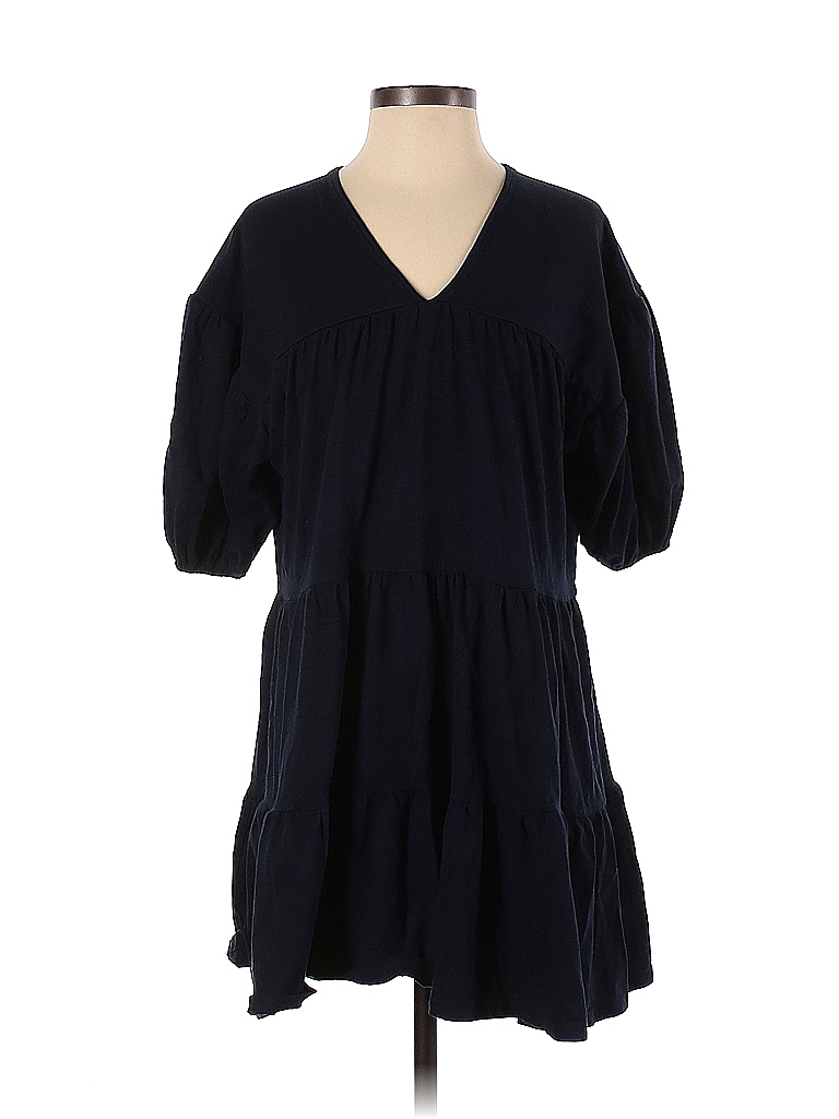 Sundry Solid Black Blue Casual Dress Size XS (0) - 73% off | thredUP