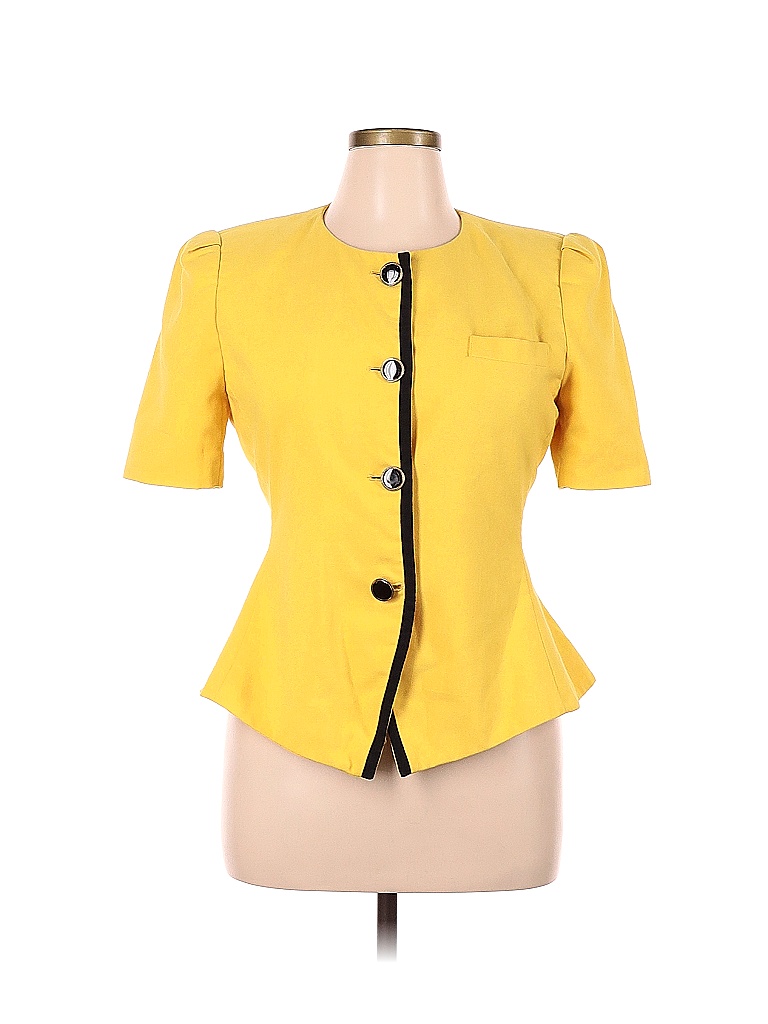 Sheridan Square Solid Colored Yellow Jacket Size 16 - 68% off | thredUP