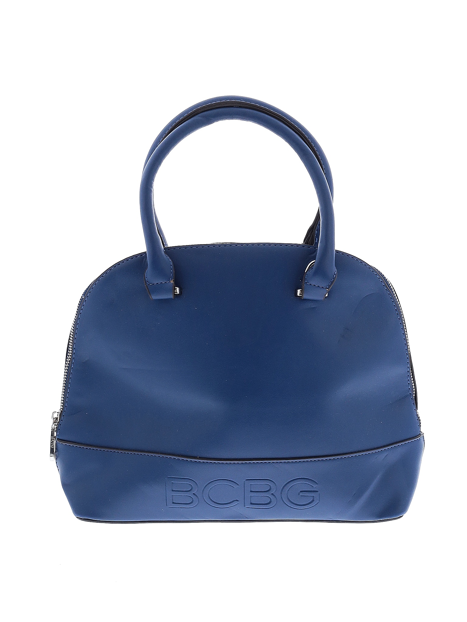 BCBG Solid Blue Satchel One Size - 79% off | thredUP