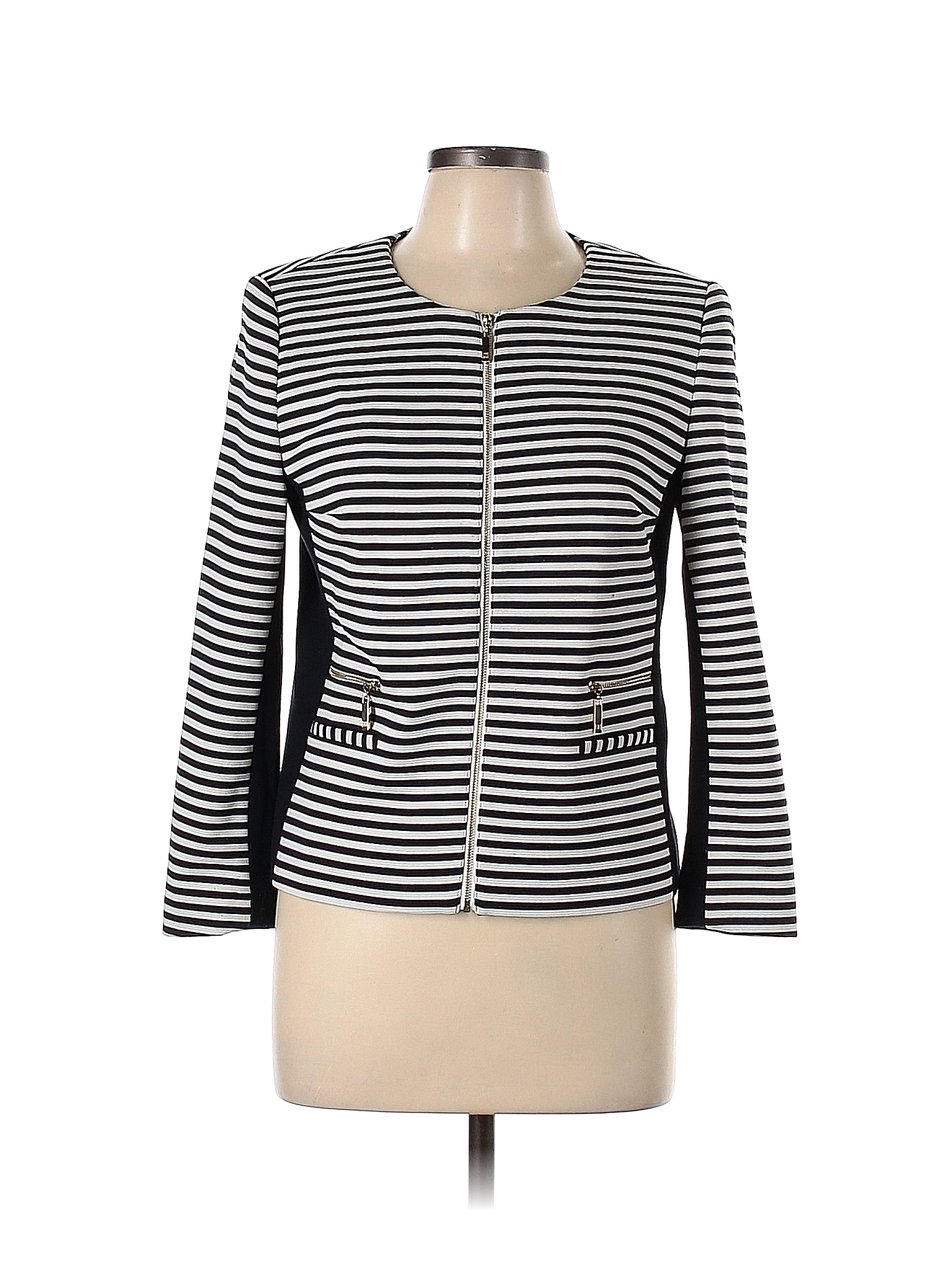 Ivanka Trump Stripes Multi Color Black Jacket Size 10 - 81% off | thredUP
