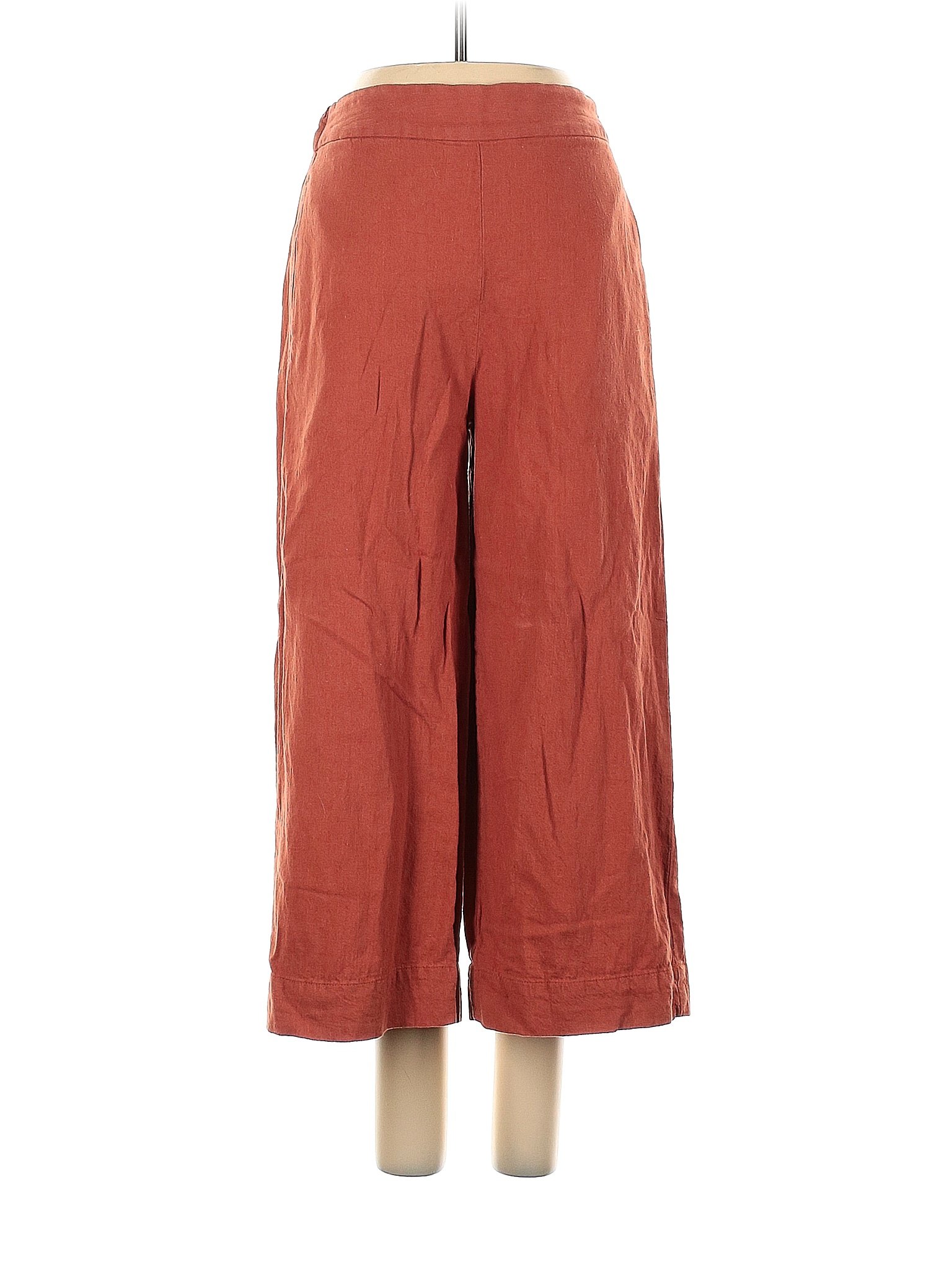 Madewell Solid Colored Orange Linen Pants Size XS - 72% off | thredUP